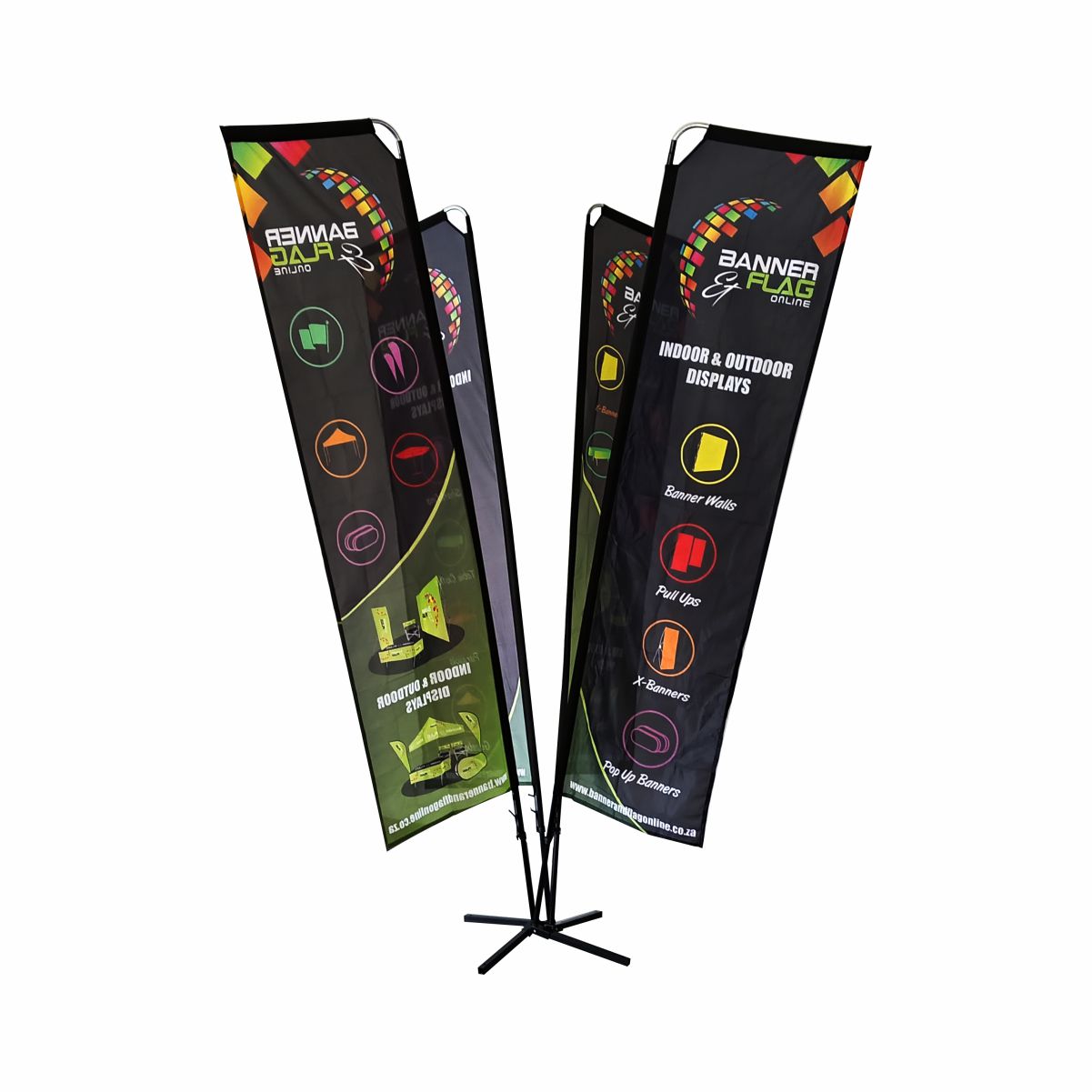Cluster Base Flags - Banner and Flag Online (Pty) Ltd