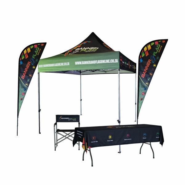Wow Factor Branded Gazebo & Banner Combo